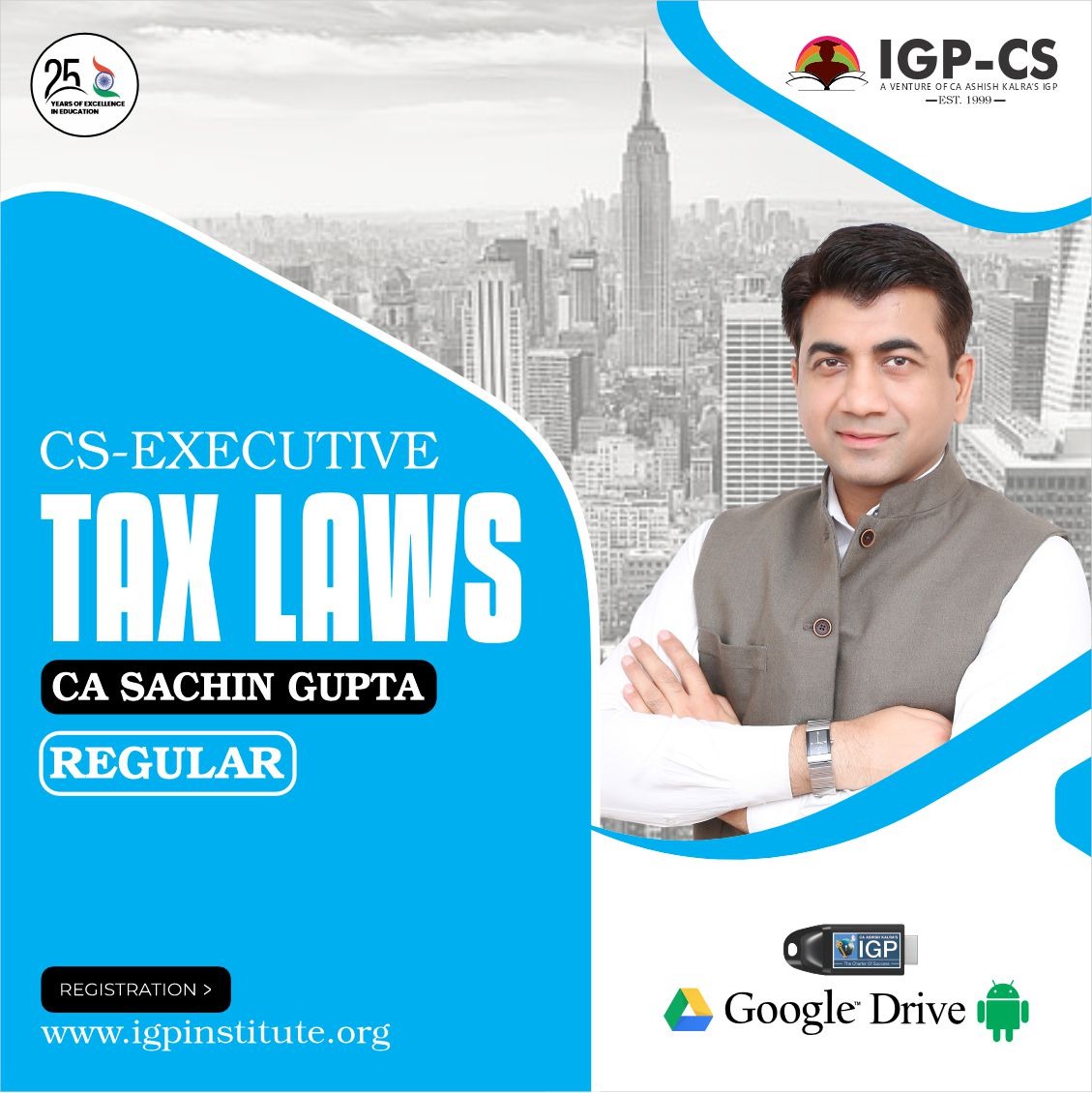 CS Executive, New Course Tax Law-Tax Laws- CA Sachin Gupta