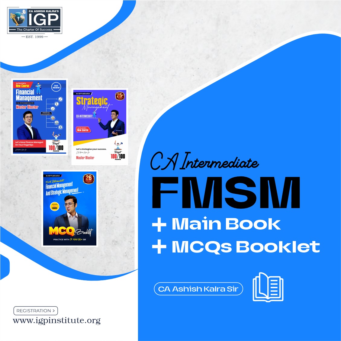 CA Inter - FM Main Book & SM Main Book & FM SM MCQ Book-FM-SM- CA Ashish Kalra