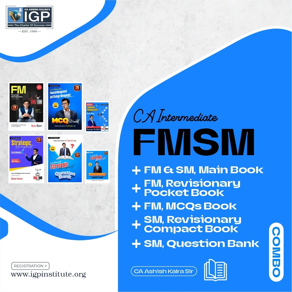 CA Inter FM SM All Books Combo-FM-SM- CA Ashish Kalra