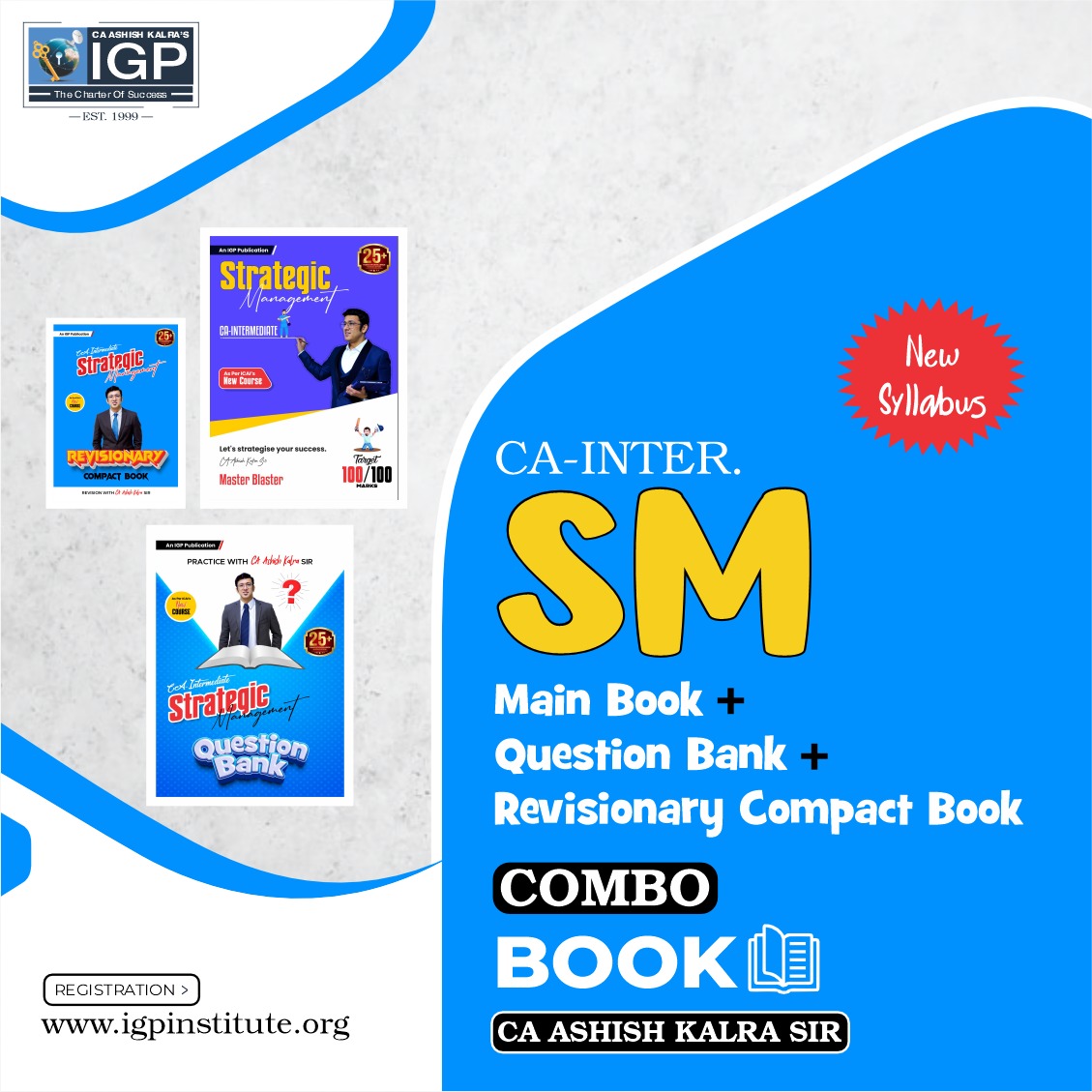 CA Inter - SM Main Book & Question Bank & Revisionary Compact Book New ...