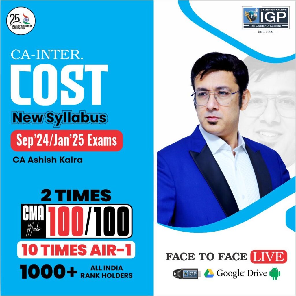 Best CA Inter Faculties Subject-Wise for 2024-25 Exams - IGP Institute Blog