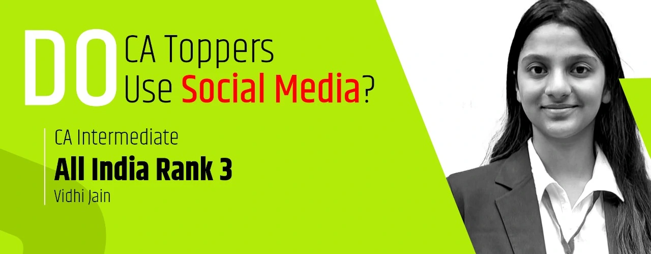 Do CA Toppers Use Social Media? CA Inter AIR 3 Vidhi Jain - IGP ...