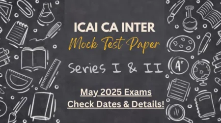 ICAI CA Intermediate FM SM Books for 2025 Exams